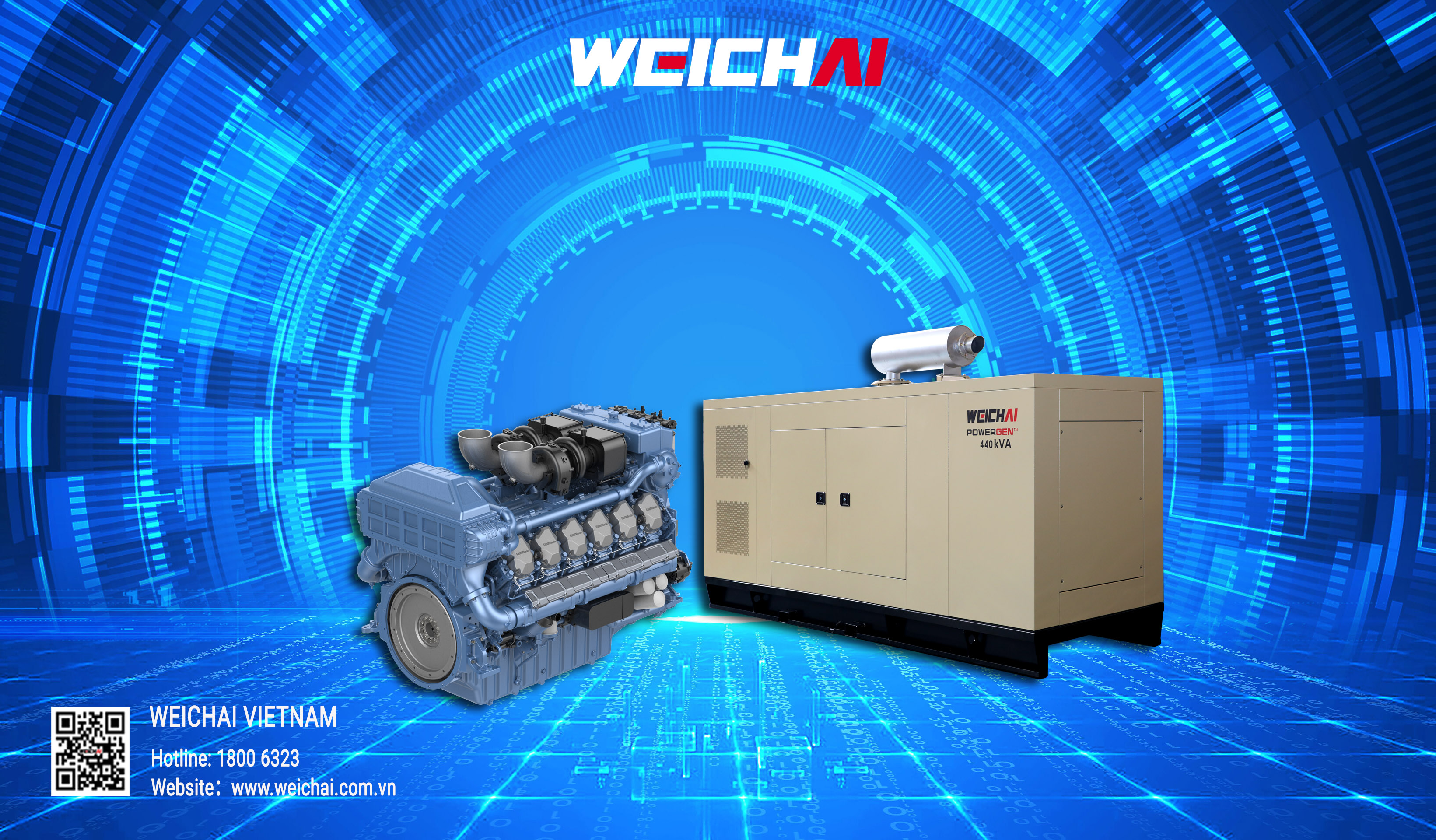 Weichai mang đến giải pháp nguồn điện tối ưu cho mọi công trình | Weichai Việt Nam